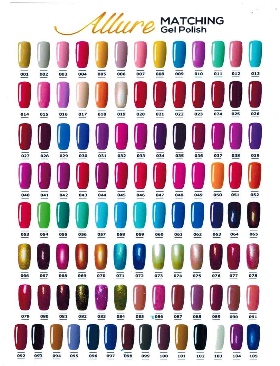 Allure Matching Gel Set – Central Nails & Beauty Supply Inc.